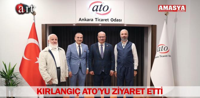 KIRLANGIÇ ATO’YU ZİYARET ETTİ – ART Amasya Radyo ve Televizyonu